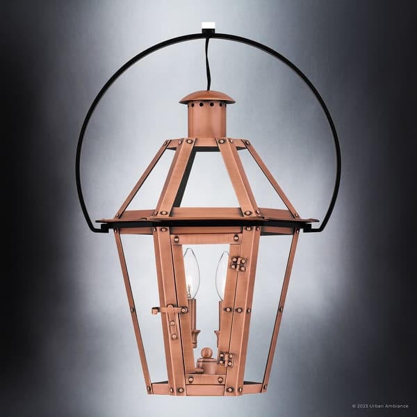Luxury Rustic Outdoor Pendant, 24H x 11W, with Tudor Style, Rustic ...