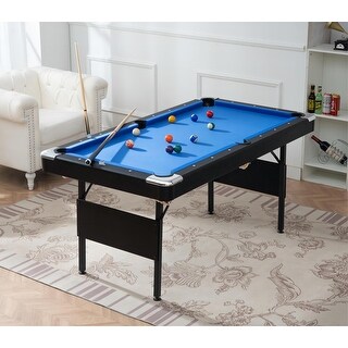 Velvet Pool Table Portable Billiards Table Children's Game Table with ...