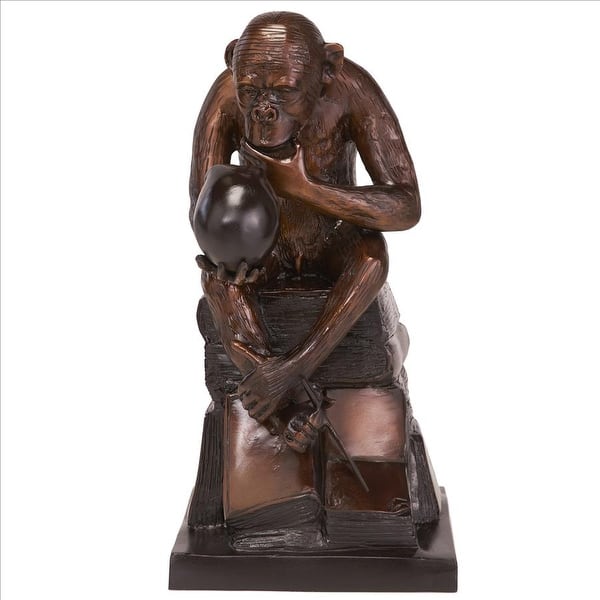 Design Toscano Darwins Ape Bronze Statue - Bed Bath & Beyond - 35399435