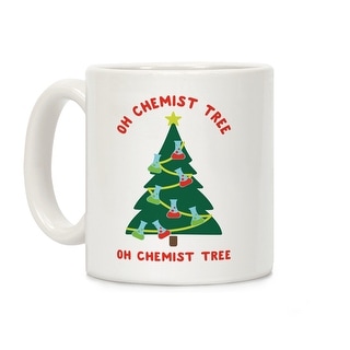 Oh Chemist tree Oh Chemist tree White 11 Ounce Ceramic Coffee Mug by LookHUMAN - Bed Bath ...