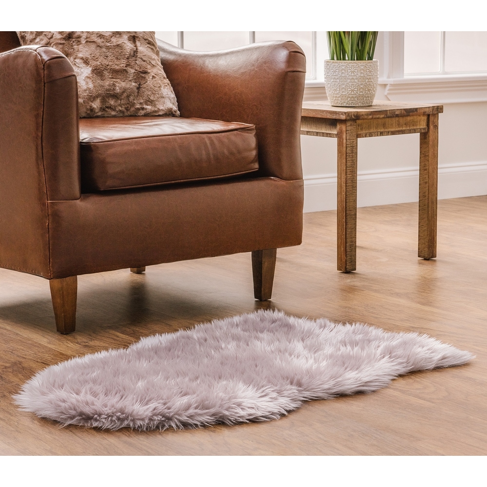 Pink Faux Sheepskin Rugs - Bed Bath & Beyond