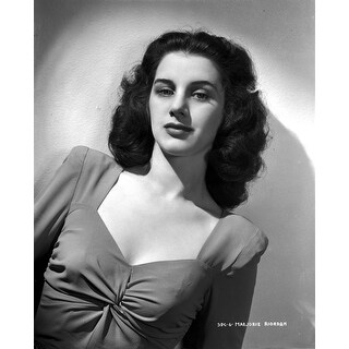Marjorie Riordan Posed in Elegant Dress with Dark lipstick Photo Print ...