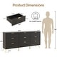 9 Drawers Chest Of Dresser Storage Tower Cabinet Bedroom Organizer ...