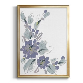 Periwinkle Patch III Premium Framed Print - Ready to Hang - Bed Bath ...