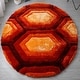 Mateos Shag Red/Orange Contemporary Designed Area Rug - Bed Bath ...