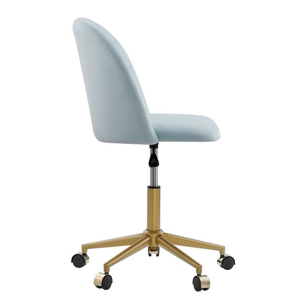 Clarice velvet office chair store