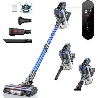 6 in 1 Cordless Vacuum Cleaner 450W/38KPa Powerful Stick Vacuum Cleaner ...