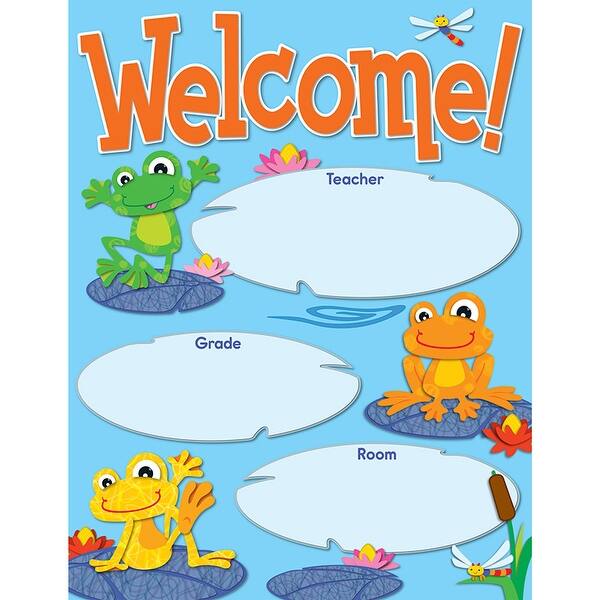 Funky Frogs Welcome Chart - Bed Bath & Beyond - 22140285