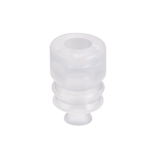 Clear Soft Silicone Waterproof Vacuum Suction Cup 10mmx15mm Bellows ...