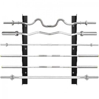 Wall-mounted Olympic Fixed Barbell Storage Rack Weightlifting Barbell ...