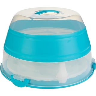 Prepworks by Progressive Collapsible Cupcake and Cake Carrier - Blue ...