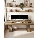 78.7" Modern Computer Desk, Extra Long 2 Person Desk - Bed Bath ...