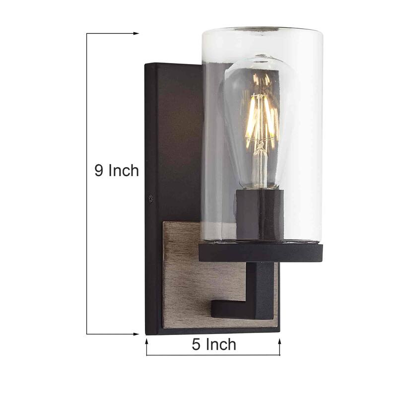 Acroma 1-light Modern Farmhouse Outdoor Wall Sconce - N/A - Bed Bath ...