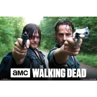 Walking Dead Double Barrel Poster Print Item Vartiarp14802 - Bed Bath ...