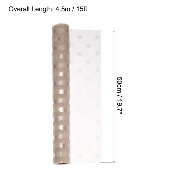 Flower Wrapping Mesh 15ft Floral Bouquet Packaging Colorful Dots Net ...