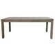 Saunders 60 - 78 in. Rectangular Extending Dining Table in Desert Brown ...