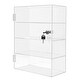 Clear Countertop Display Case 4 Layer Acrylic Showcase - 4 Layers - Bed ...