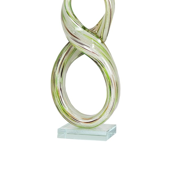 Intertwined Handcrafted Art Glass Sculpture - On Sale - Bed Bath ...