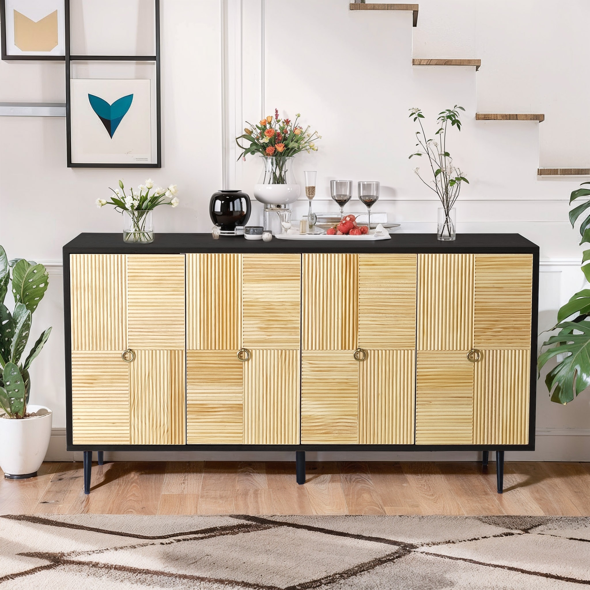 Assembled accent cabinets store