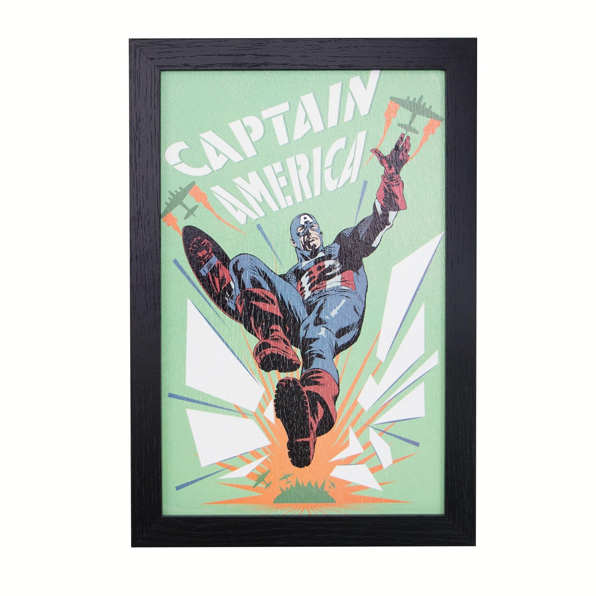marvel comics framed poster