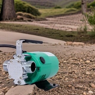 330 Gallon Per Hour Portable Electric Utility Pump w/ Switch and Hose ...