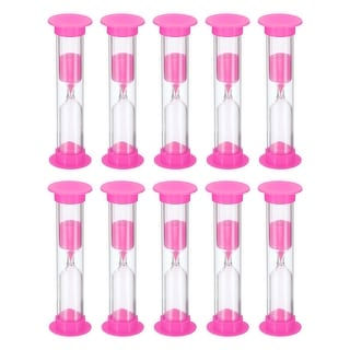 3 Minute Sand Timer, 10Pcs Small Sandy Clock, Count Down Sand Glass ...