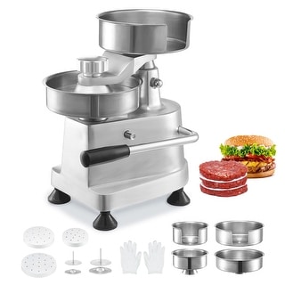 VEVOR Commercial Burger Patty Maker Heavy Duty Stainless Steel Burger ...