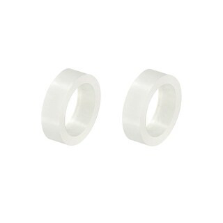Round Spacer Washer, 200 Pack Nylon 5mm ID x 7mm OD x 2mm L White - Bed ...