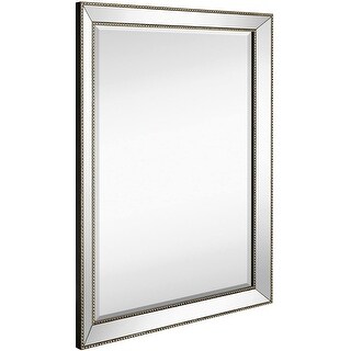 RECTANGULAR BEVELED MIRROR - LARGE FRAMED Wall Mirror - Bed Bath ...