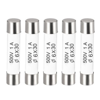 Ceramic Cartridge Fuses 30A 500V 6x30mm Fast Blow for Energy Saving ...