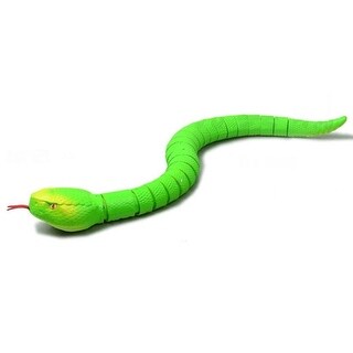 Realistic Remote Control RC Snake With Egg Shaped Controller (Green ...