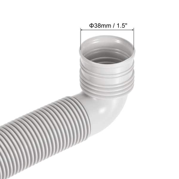 Washing Machine Drain Hose, 38mm Inner Dia 1.5M Length Pipe Extension ...