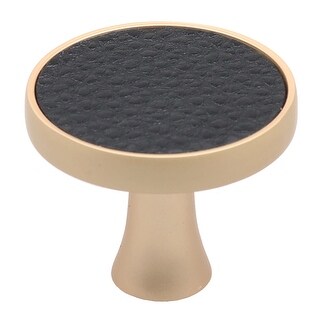 1-1/4 in. Round Embossed Leather Knobs(Pack of 10) - Bed Bath & Beyond ...