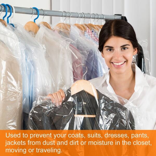 clear plastic clothes protector