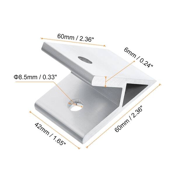 2Pcs 45 Degree Angle Aluminum Profile Corner Brackets 4545/5050 Series ...