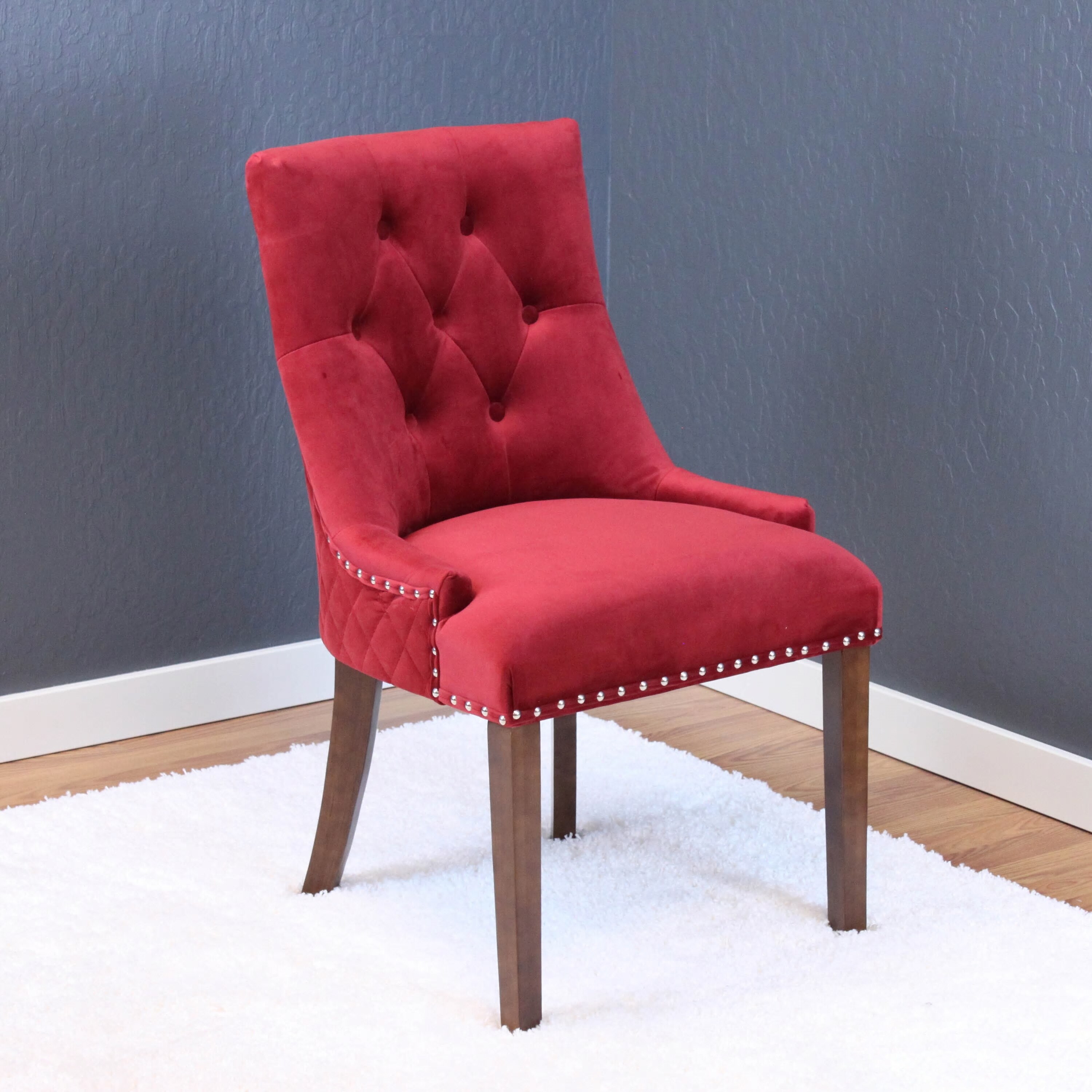 Silver orchid flohr tufted velvet dining chairs store