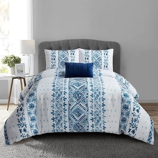 Style Quarters 4pc Comforter Set 100% Microfiber Polyester-1 Comforter+ ...