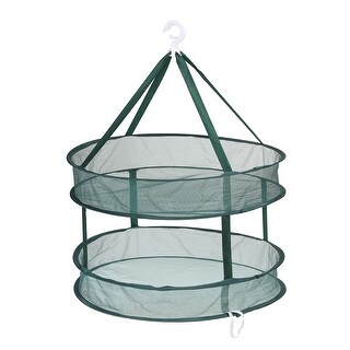 Folded Mesh Clothes Hanging Dryer, 2 Layers Sweater Drying Rack, L ...