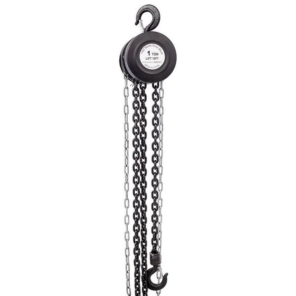Chain Hoist 1 Ton/2 Industrial Grade Steel Structures - Black - s - Bed ...