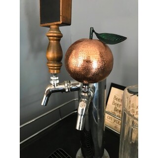 Premier Copper Products 3.5-in Handcrafted Copper Orange Beer Tap ...