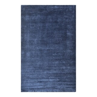 Overton Chevelle Contemporary Modern Handmade Area Rug - 5' 0" x 8' 0 ...