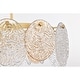 Daim 18 Inch Texed Glass Wheel Chandelier 4 Light - Bed Bath & Beyond ...