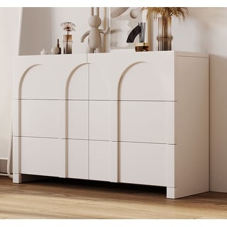 6 Drawer Dresser for Bedroom 6 Drawer, Storage Chest of Drawers for ...