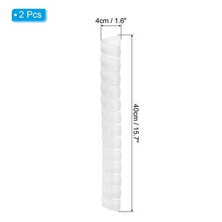 2Pcs Plastic Tree Trunk Protector Spiral Bark Wraps Guard, 15.7"x1.6 ...