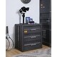 ACME Nightstand 3-Drawer Chest Industrial Shipping Container Bedside ...