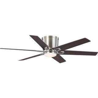 Progress Lighting P250099-30 Bexar 54" 6 Blade Indoor LED Ceiling Fan ...