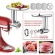 GVODE Stainless Steel Meat Grinder Attachment for KitchenAid Stand ...