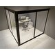 2 Sliding Clear Glass Panels, Office Entrance Kit, Fast Setup, Quality ...