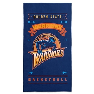 NBA Hardwood Classics Warriors Printed Beach Towel - 30"x60" - Bed Bath ...