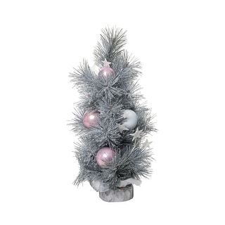 Transpac Artificial 18 in. Multicolored Christmas Whimsical Winter Tree ...